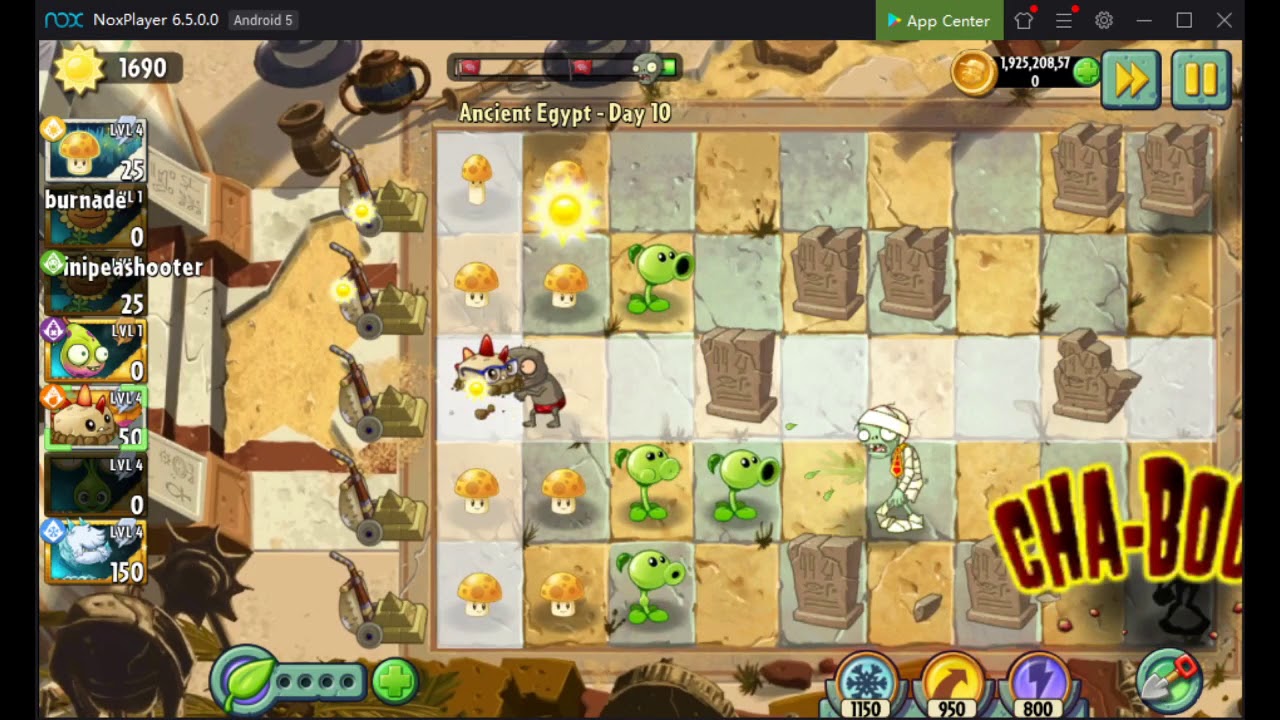 Plants vs. Zombies 2 - Mini Peashooter, Burnade - YouTube