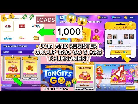 JOIN AND REGISTER GROUP 1500 GO STARS TOURNAMENT IN TONGITS GO 2024 ...