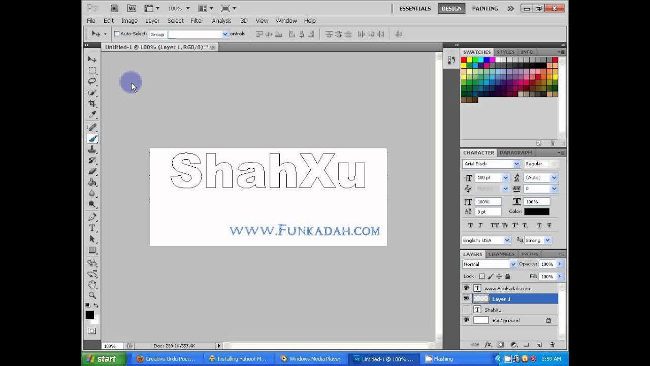 How To Stroke Text Wd Brush avi YouTube How To Stroke Text Wd Brush avi YouTube