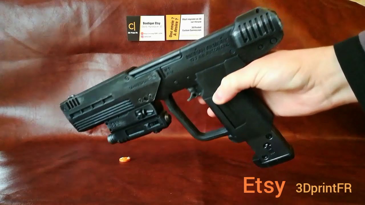 Halo ODST Magnum M6C SOCOM Fan Art Props - YouTube