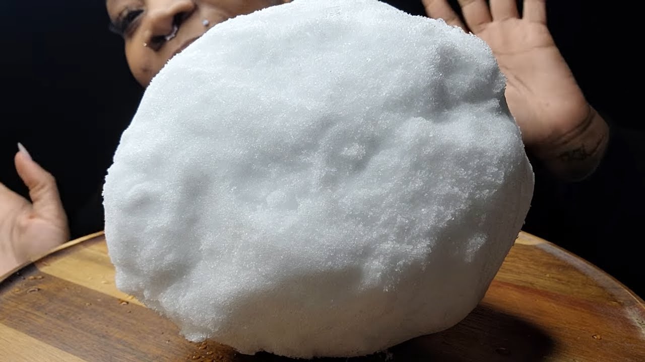 HUGE HUMIDIFIER FROST SNOWBALL | MANY TEXTURES | REQ | #iceeating #asmr ...