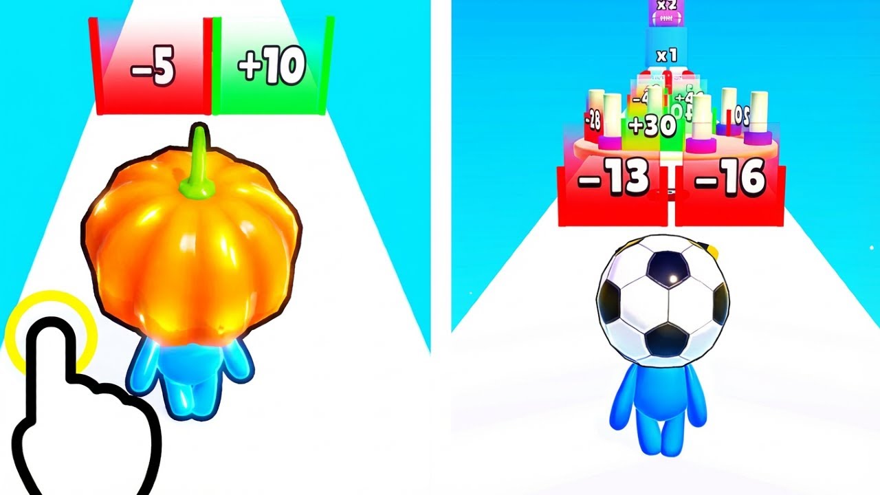 Head Run 3D - Big Head Stickman Run - All Levels iOS Android GamePlay ...