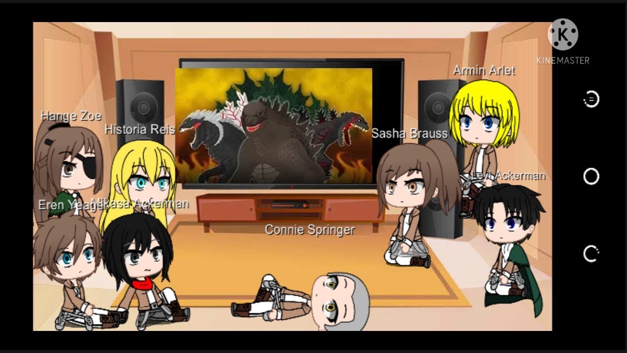 Aot react to Legendary vs Ultima vs Shin Godzilla vs Earth Pivot Master ...