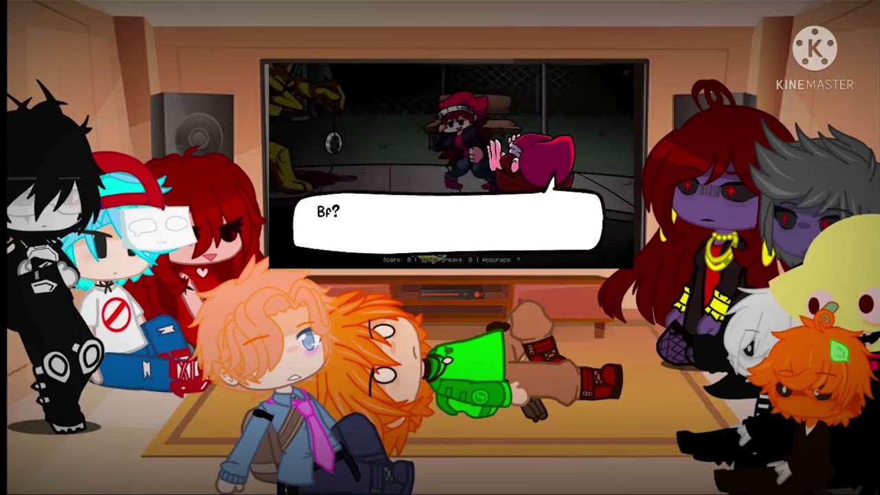 FNF characters reacts to VS Werewolf+Hypno's lullaby full week mod Ft ...