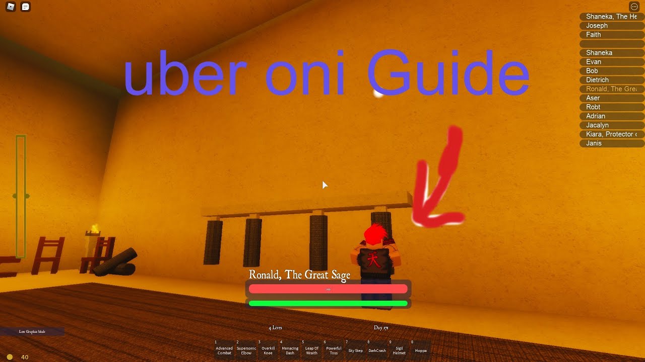 How to uber oni | Roblox Lonely Ancestry - YouTube