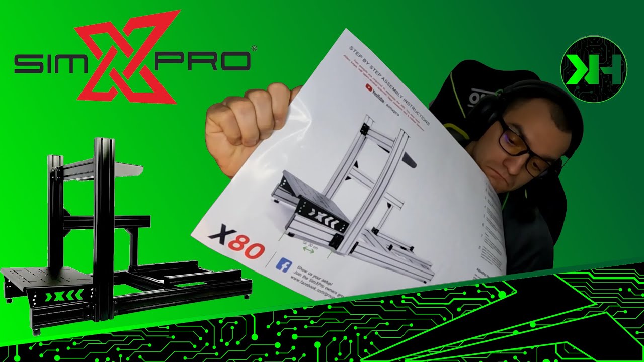 SimXPro X80 Build - 8020 SimRig for iRacing - YouTube