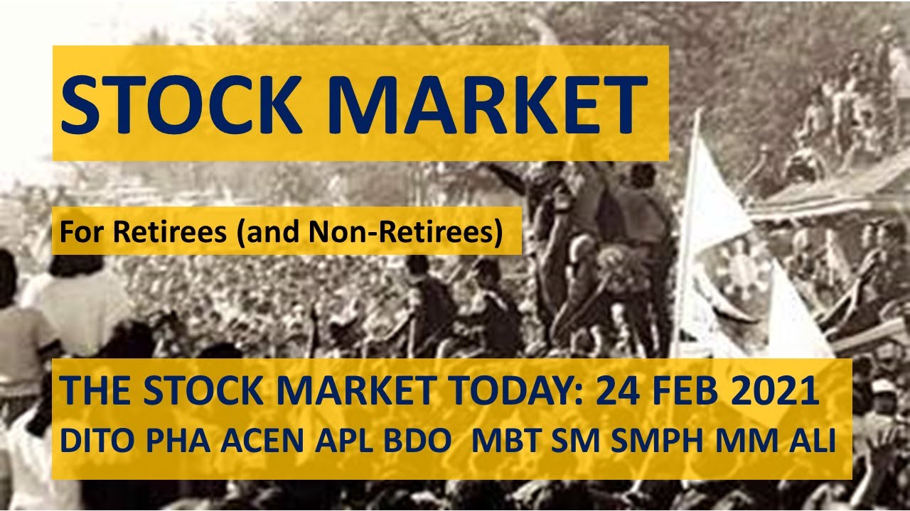 THE STOCK MARKET TODAY: 24 FEB 2021 - YouTube