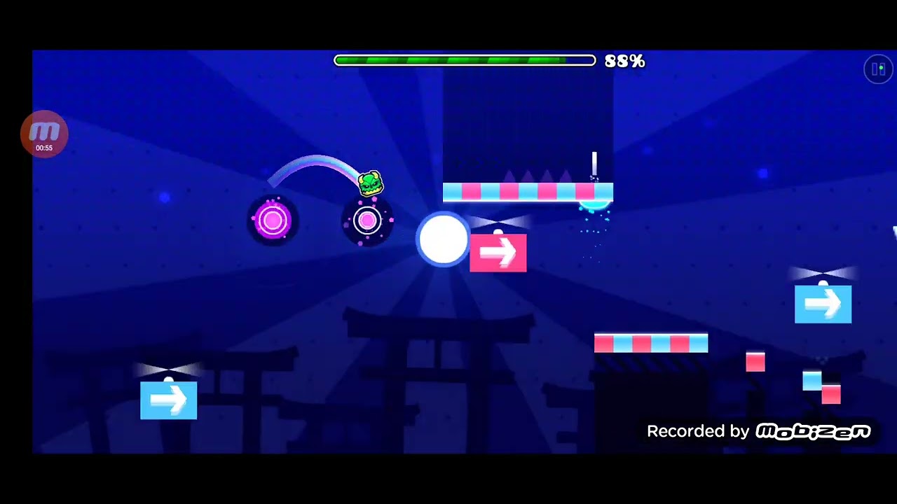 (Daily Level) 'Blue Red' by J27Blaze [2 Coins] Geometry Dash 2.11 - YouTube