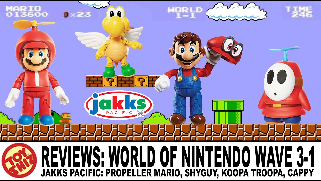 Toy Shiz REVIEWS: Jakks Pacific World of Nintendo Wave 3-1! - YouTube
