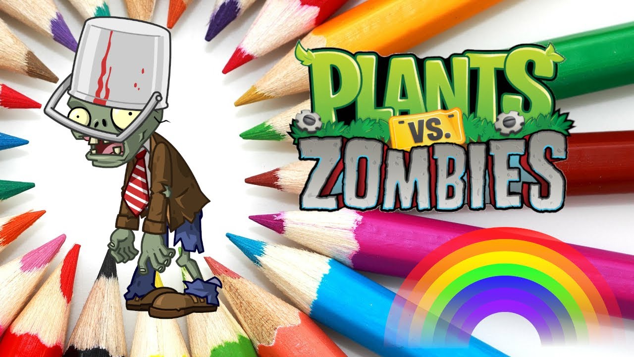 Zombie Cubilitero-Zombie cubeta - zombie cabeza de balde - Plantas vs ...