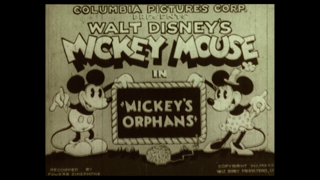 Mickey Mouse – Mickey’s Orphans (1931) – original Columbia titles - YouTube