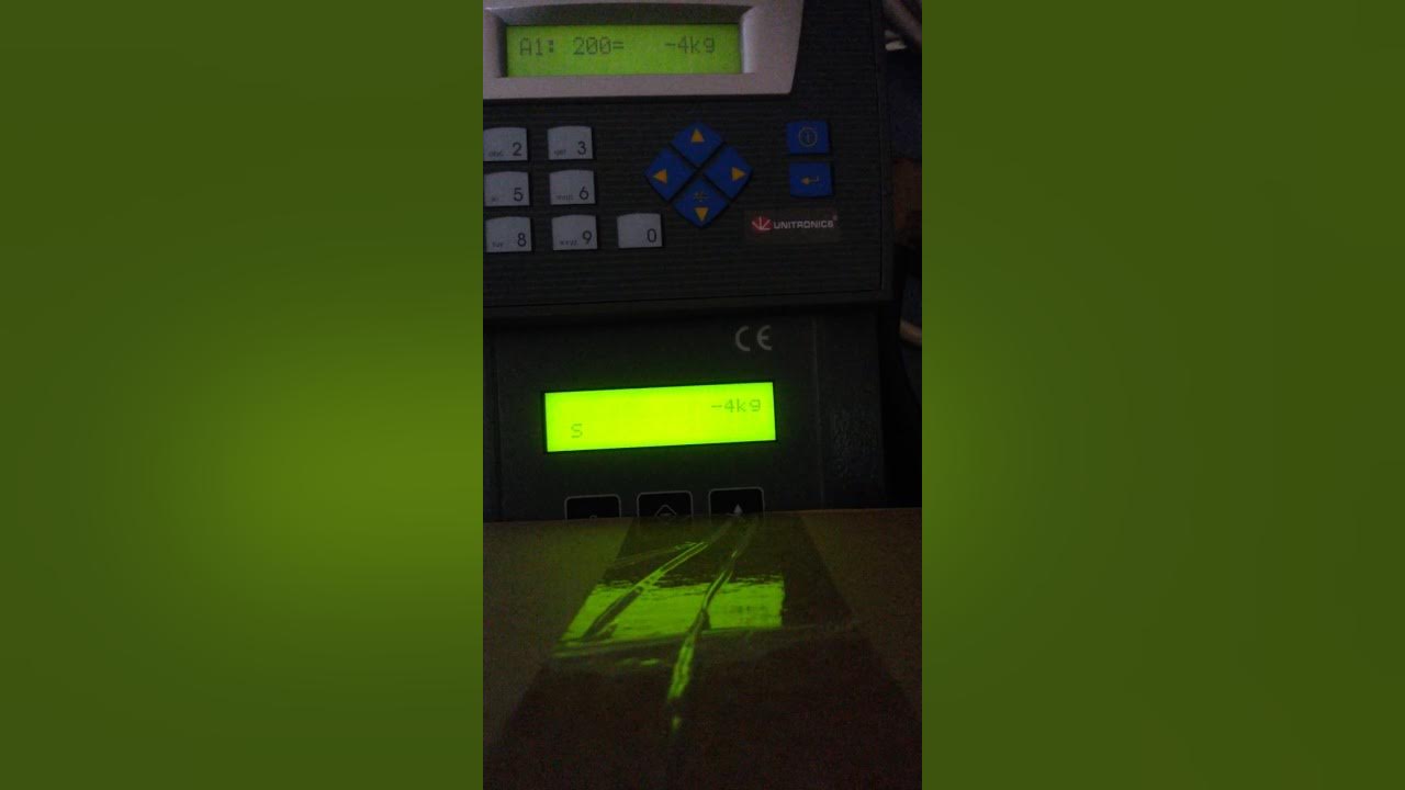 Весовой контроллер Esit LCA-D + Unitronics Jazz - YouTube