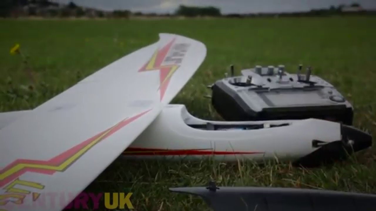 DARBRORC - Lightning 1500 Max-Thrust Powered Glider Hotliner - YouTube