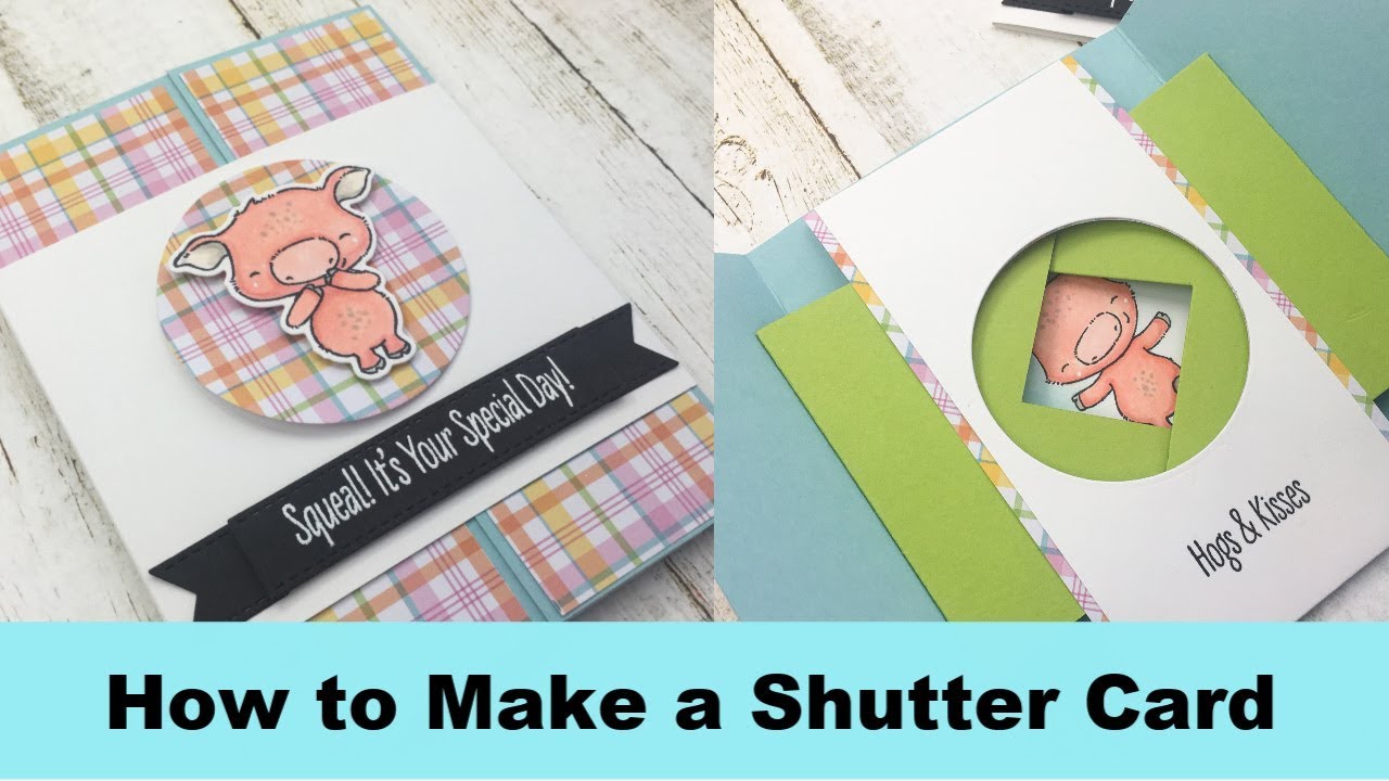 How to Make a Shutter Card - YouTube
