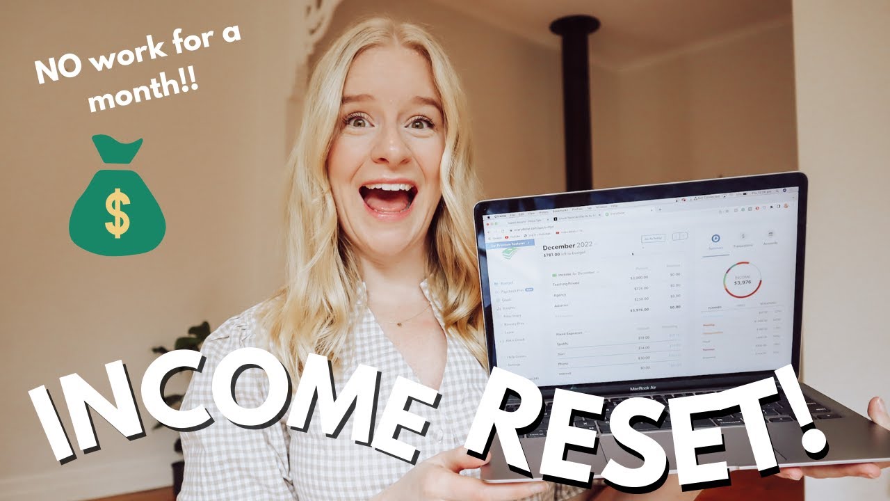 DECEMBER Budget With Me | goal setting, variable income budget 🌻 - YouTube