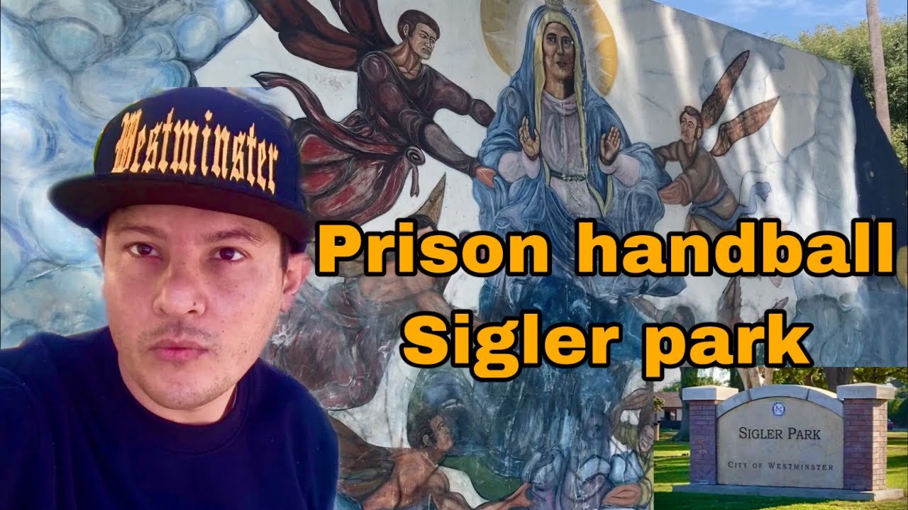 Prison handball🔵 in Varrio 🏚Westminster 13 (Sigler park) #handball # ...