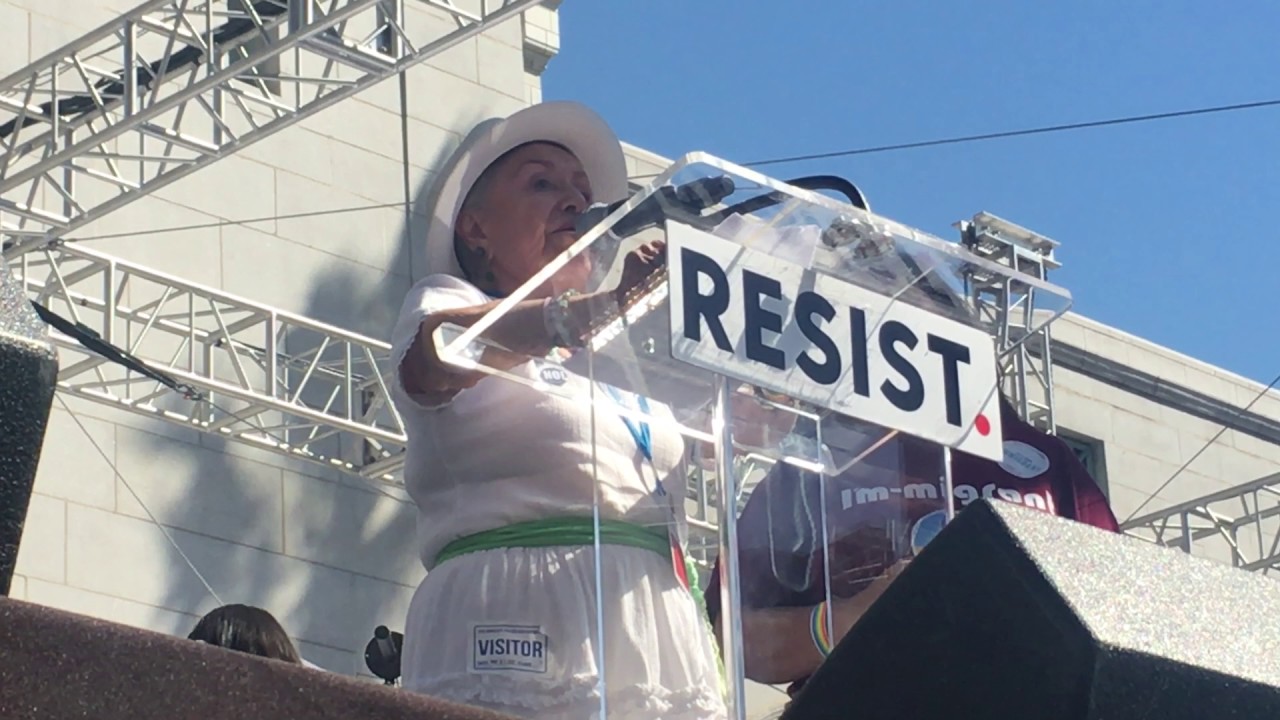 Isabel Cardenas speaks at May Day 2017 Los Angeles - YouTube