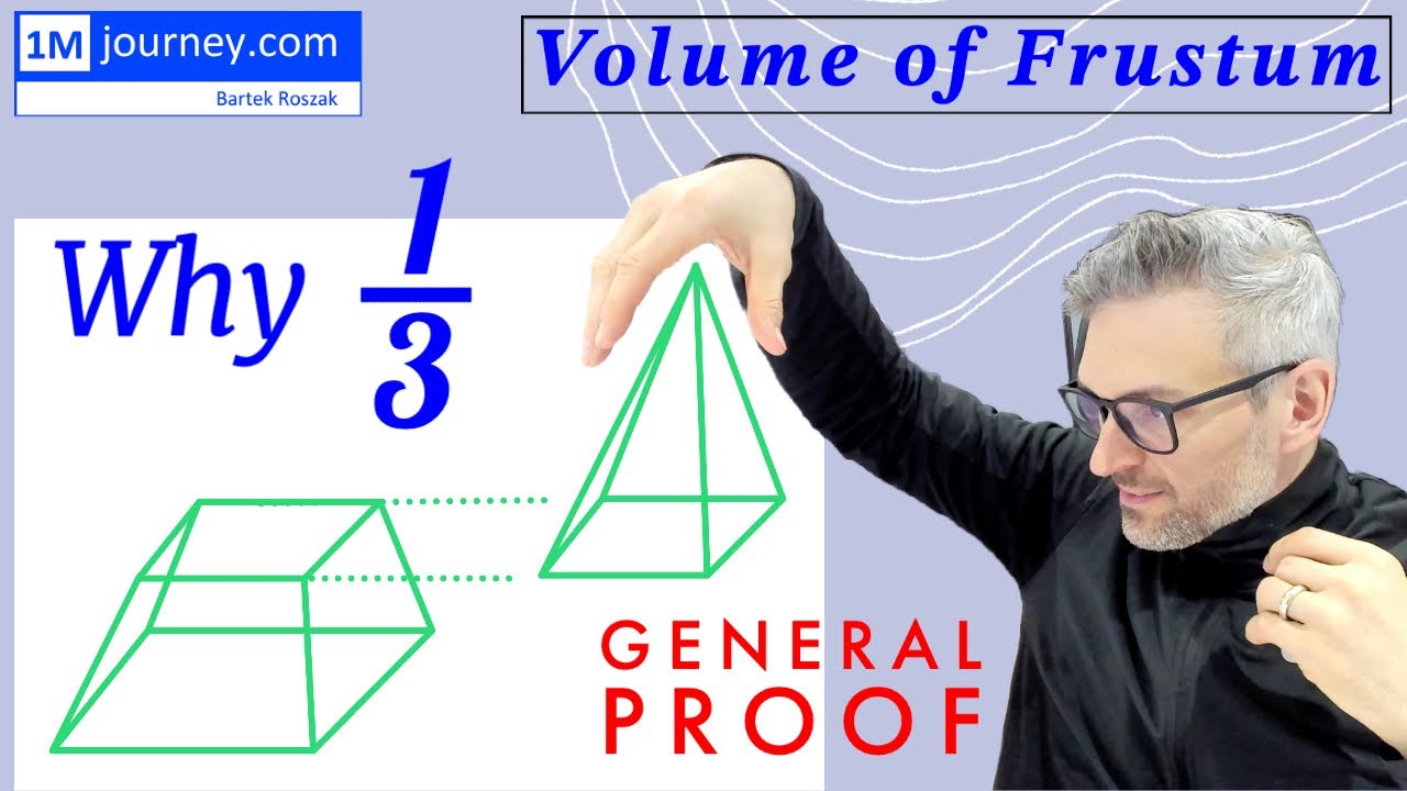Why 1/3 in Volume of Frustum - YouTube