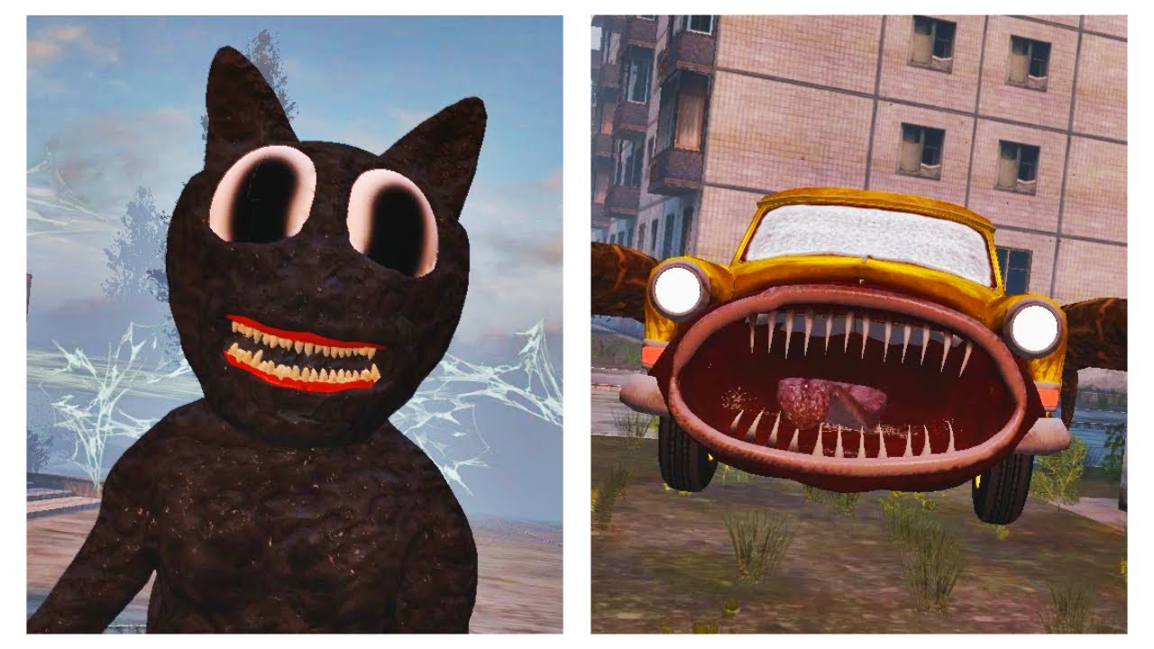 CAR EATER vs CARTOON CAT SPIDER - YouTube