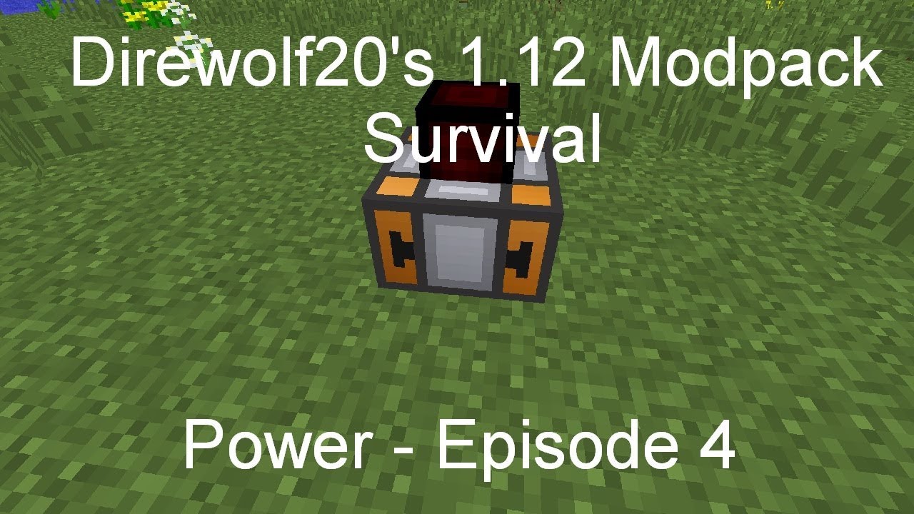 Power - Direwolf20 1.12 Modpack Survival [Episode 4] - YouTube