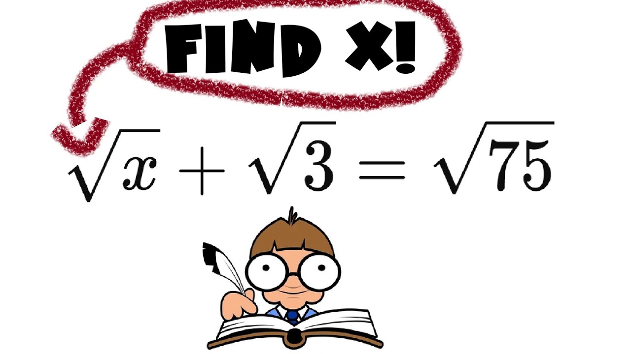 Find the Value Under the Square Root! - Harvard Math - YouTube