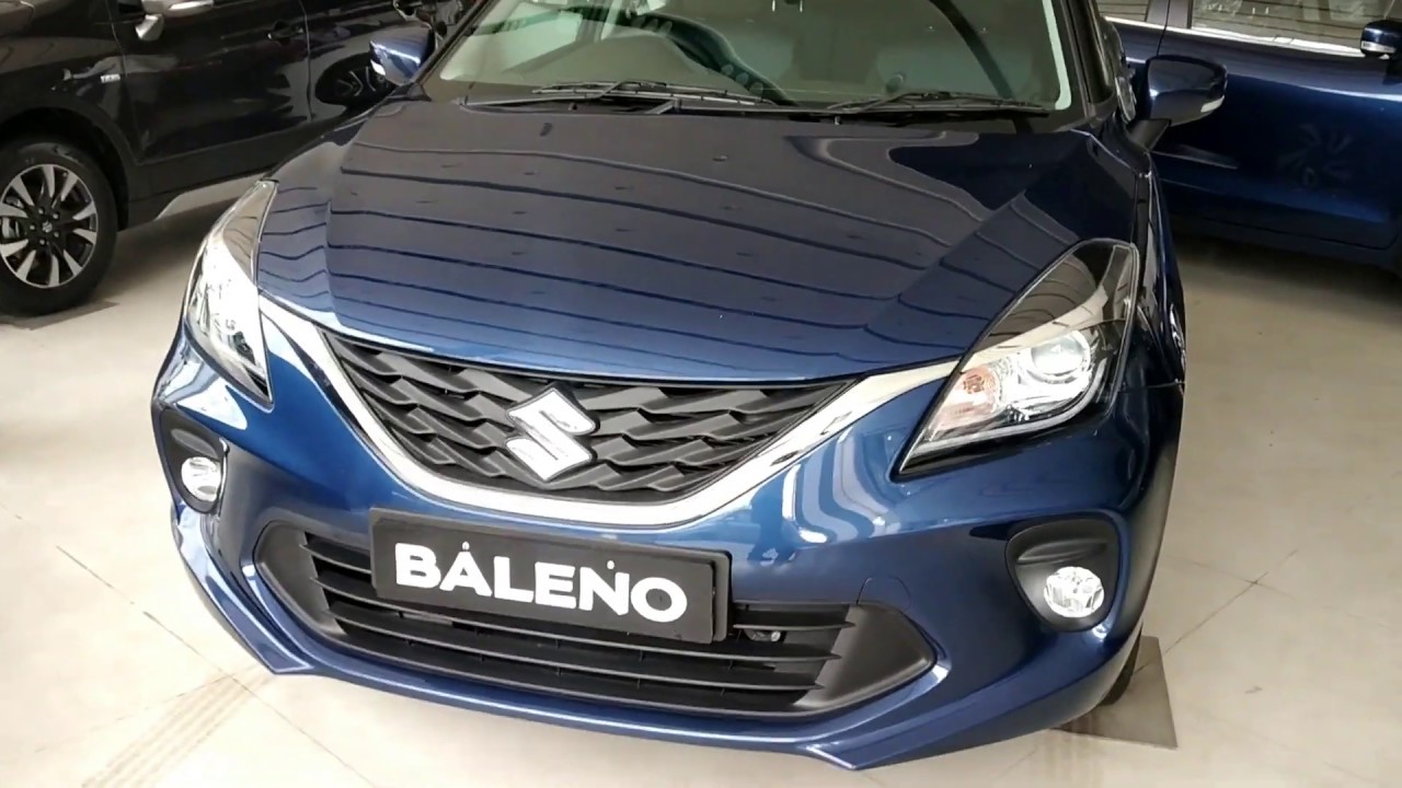 Baleno Facelift 2019 | Nexa Blue | Alpha Petrol Model | Walkaround ...