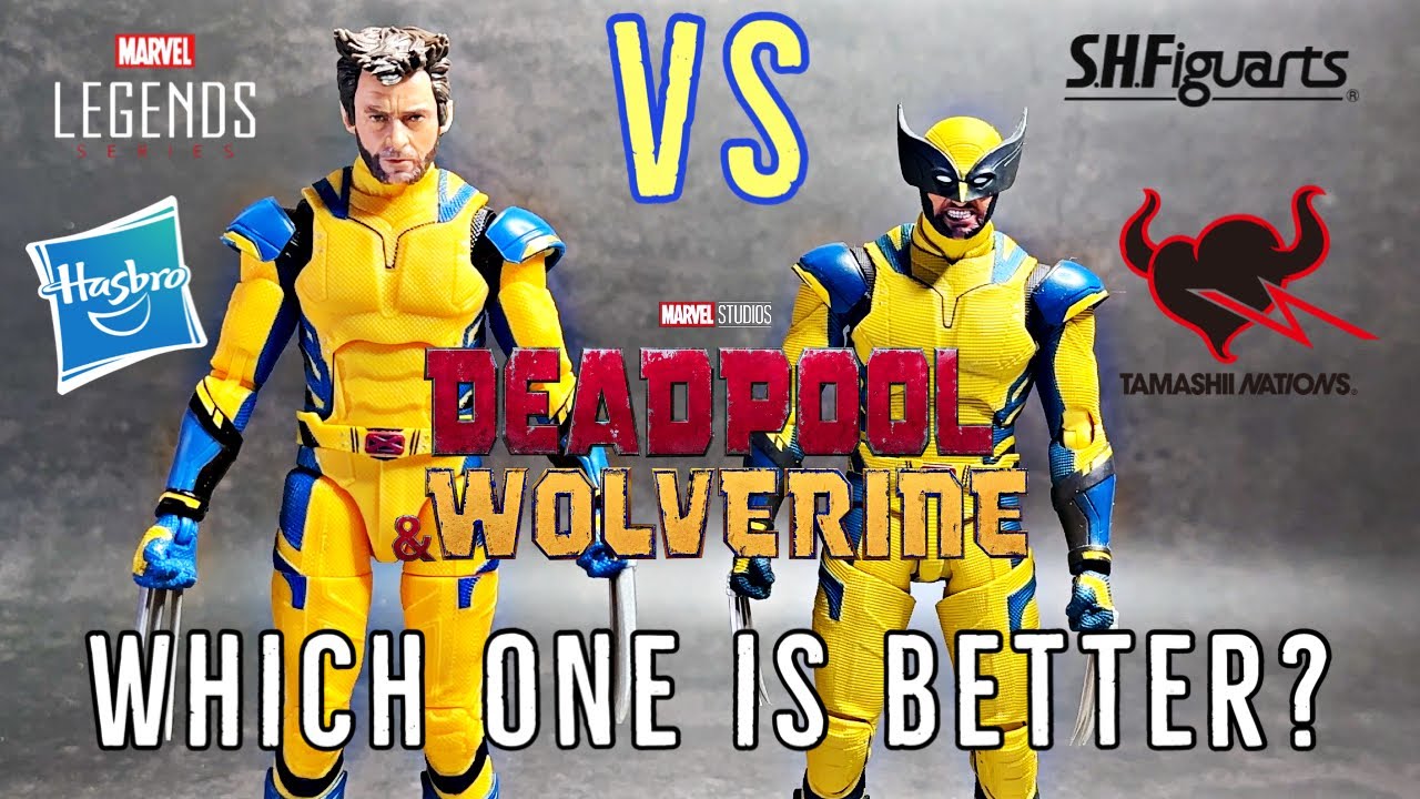 Wolverine MARVEL LEGENDS vs S.H. FIGUARTS Comparison DEADPOOL ...