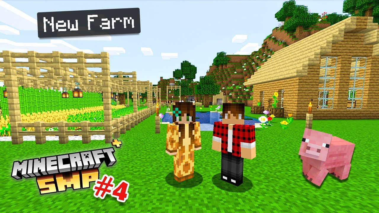 UPGRADING our FARM | Minecraft+ SMP Ep. 4 - YouTube