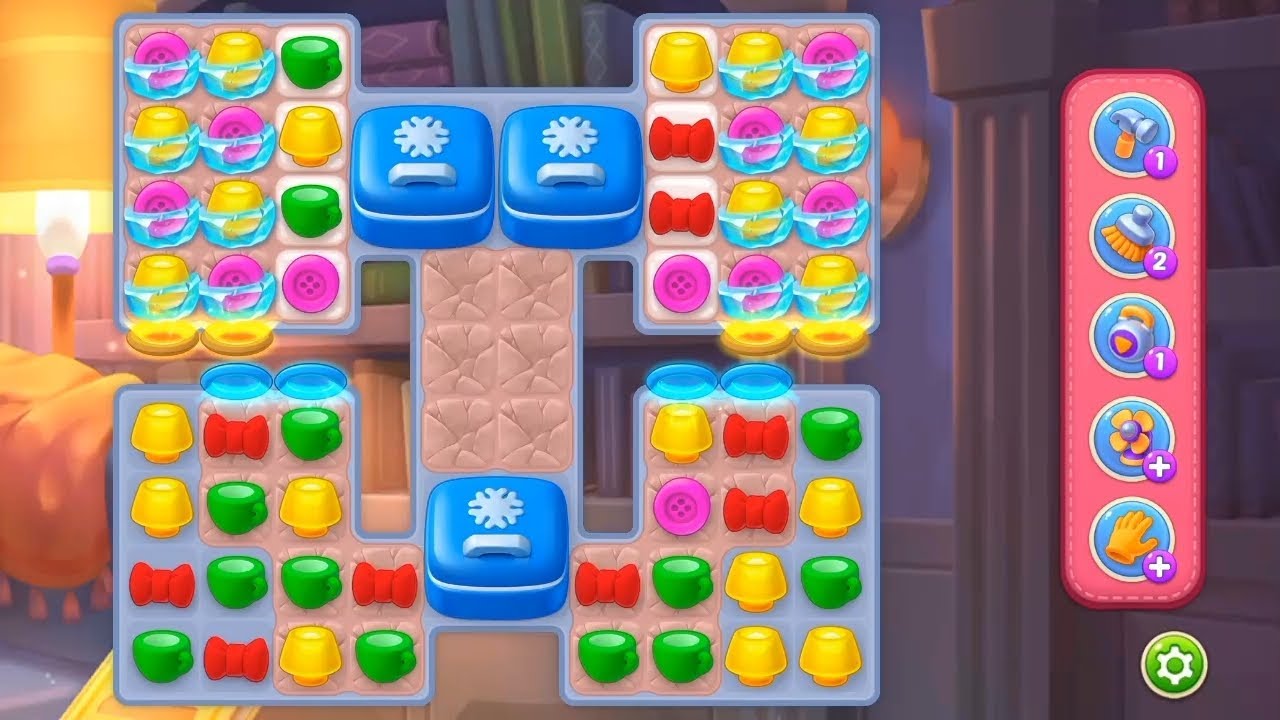 homescapes level 8647 | homescapes super hard level - YouTube