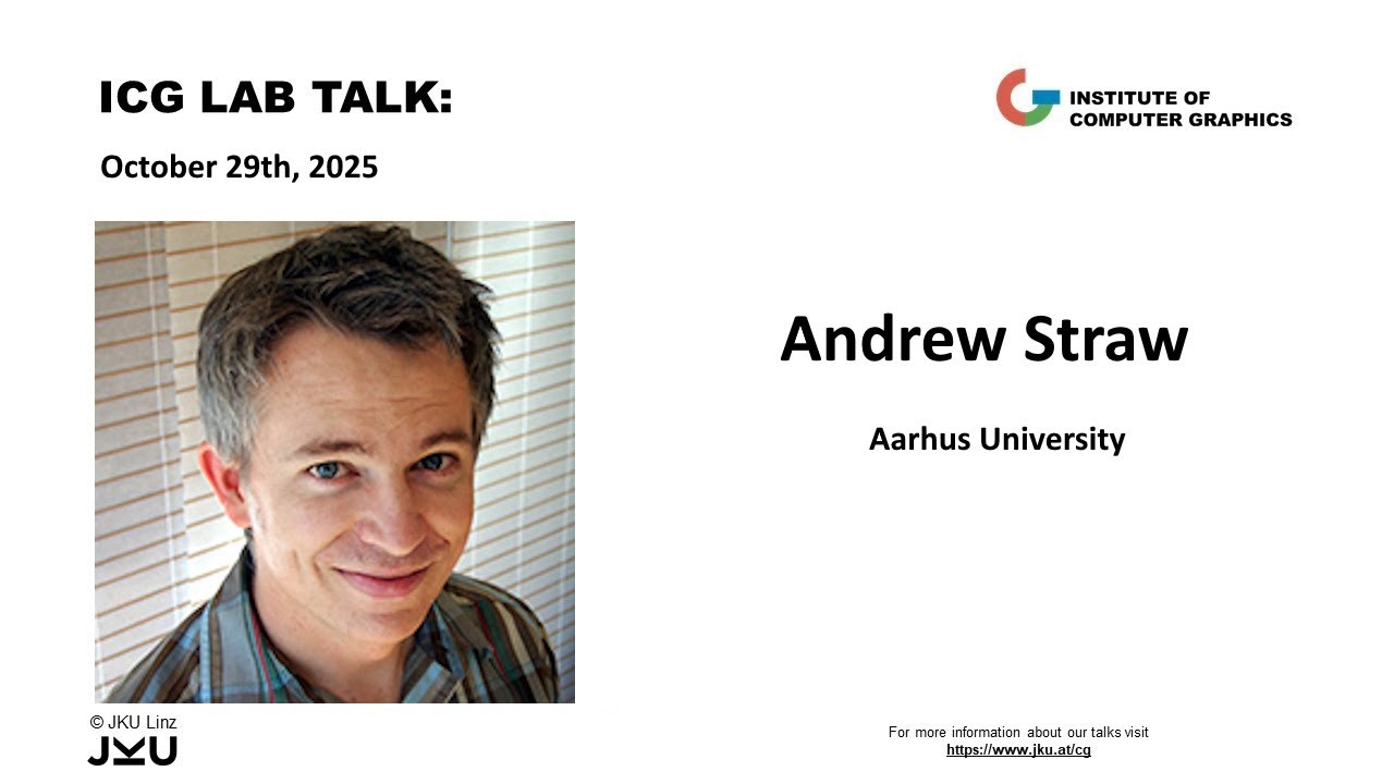 ICG Lab Series Talk: Andrew Straw - University of Freiburg - YouTube