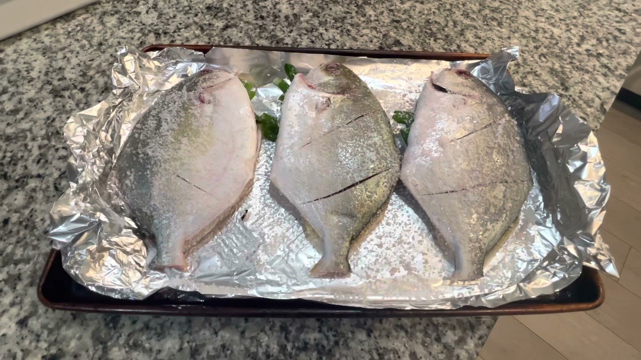 Quick and Easy Broiled Pompano Fish - YouTube