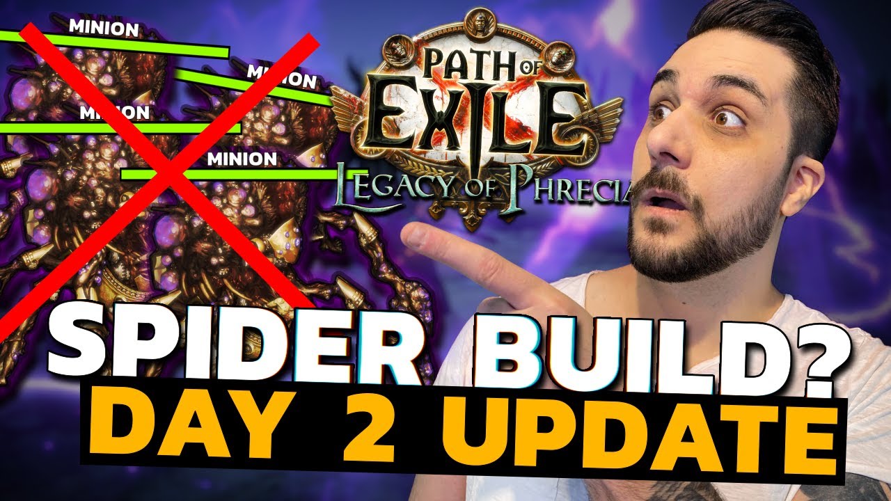 Spiders are GONE - PoE Phrecia Spider Build Update - YouTube