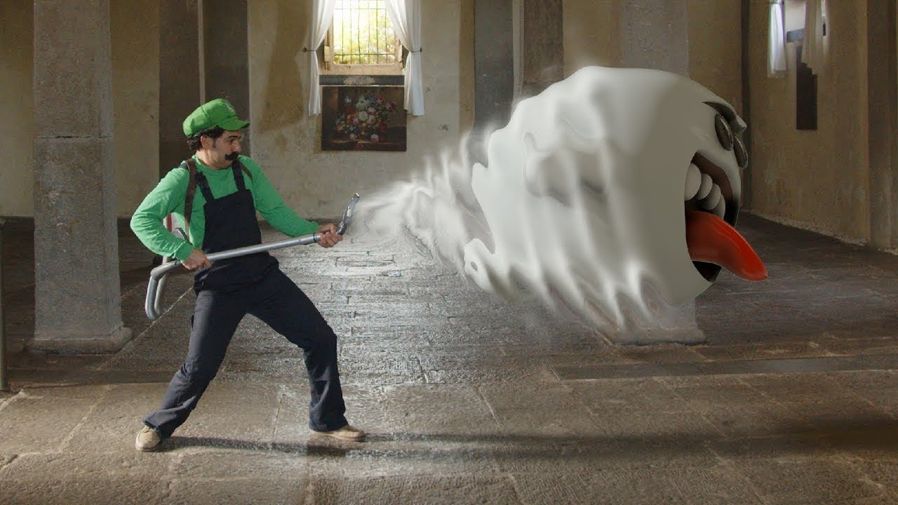 Luigi's Mansion in Real Life - YouTube