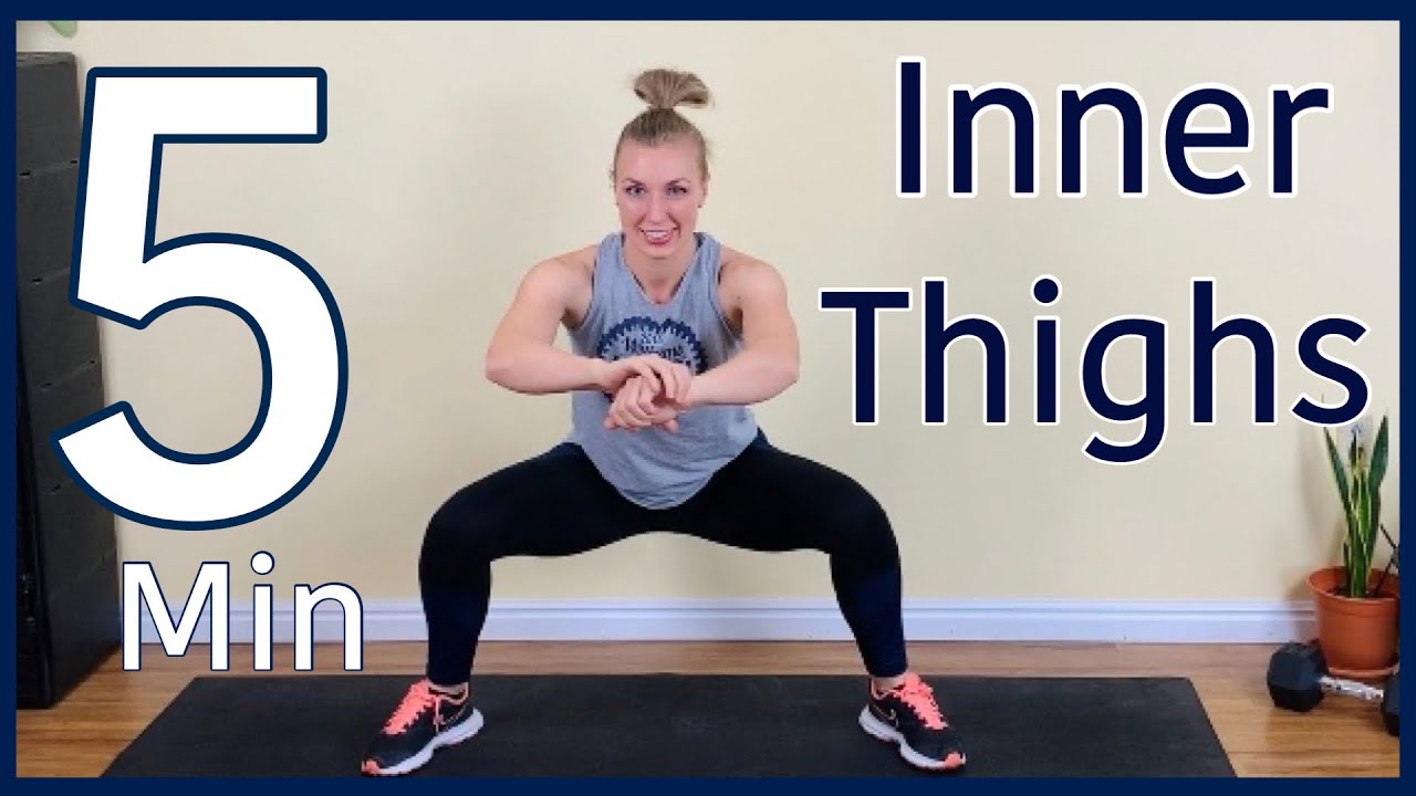5 Minute Inner Thigh Workout Lower Body No Equipment Toned Leg