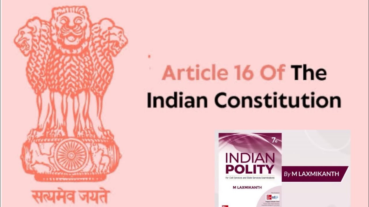Article 16 , fundamental rights part 5 - YouTube
