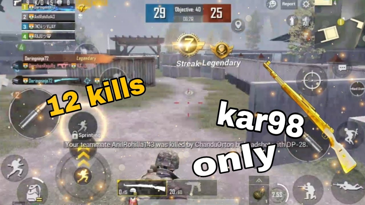 Kar98 quick scope 12 kills !!! - YouTube
