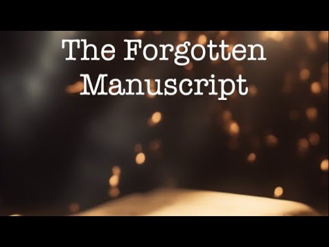 The Forgotten Manuscript | Short Story - YouTube