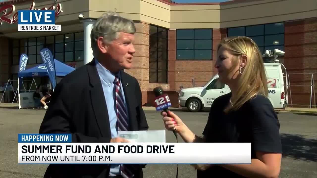 Pike Road mayor donates to Summer Fund and Food Drive - YouTube