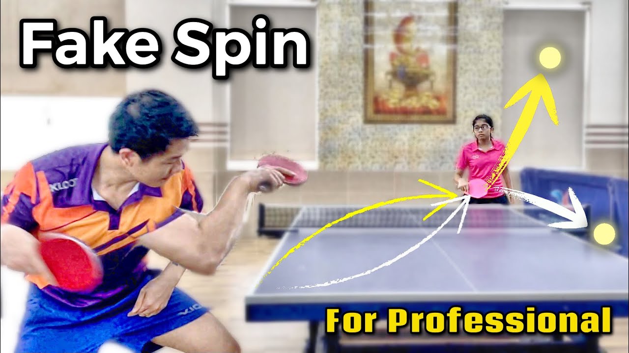 How to transform fake spin for Hook serving technique, & short and long ...