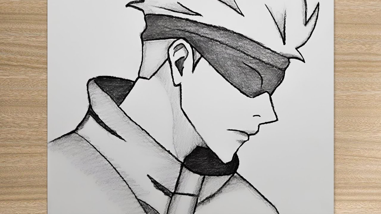 How to Draw Gojo Satoru from Jujutsu Kaisen || Easy Step-by-Step ...