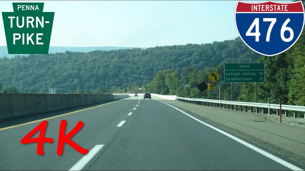⁴ᴷ Pennsylvania Turnpike - Northeast Extension (Interstate 476 ...