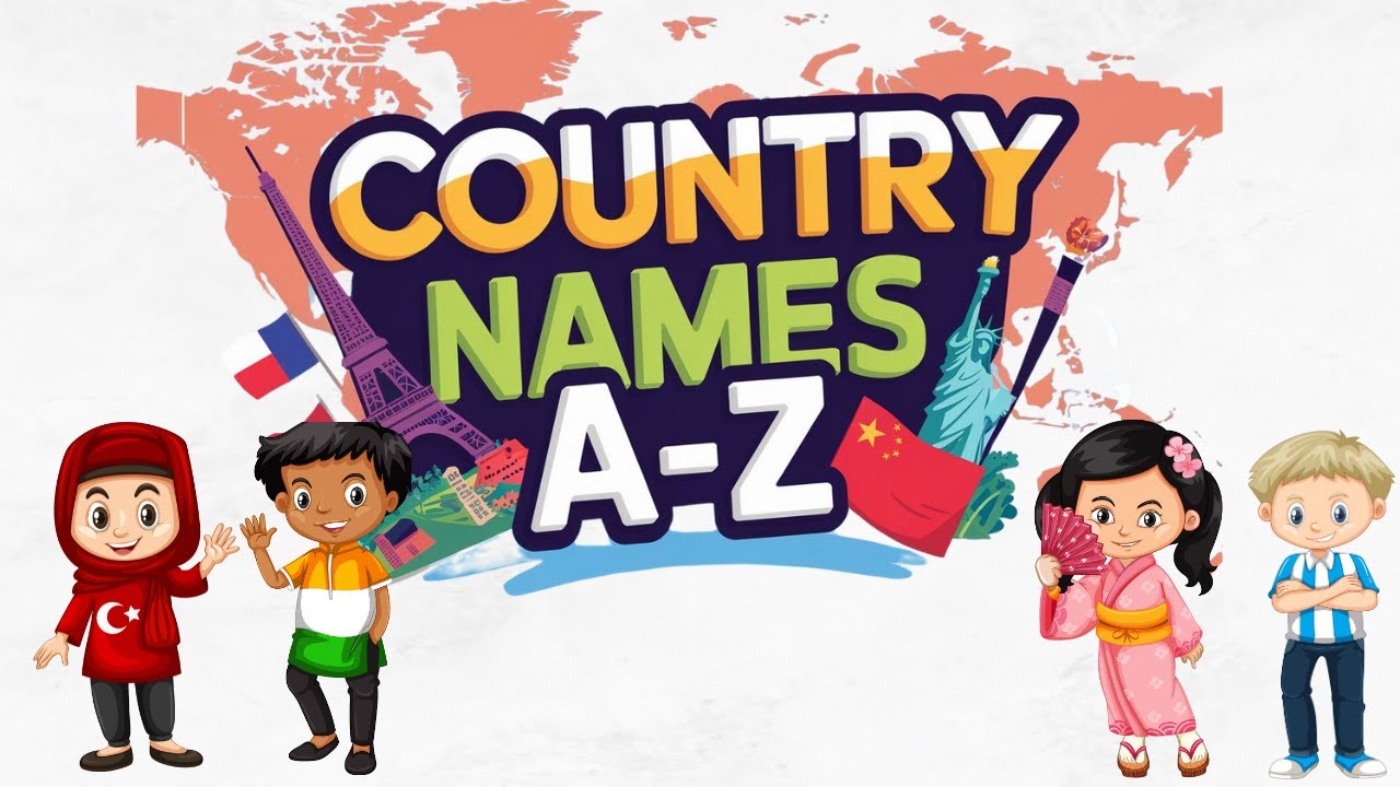 ABC Countries for Children | ABC Song - YouTube