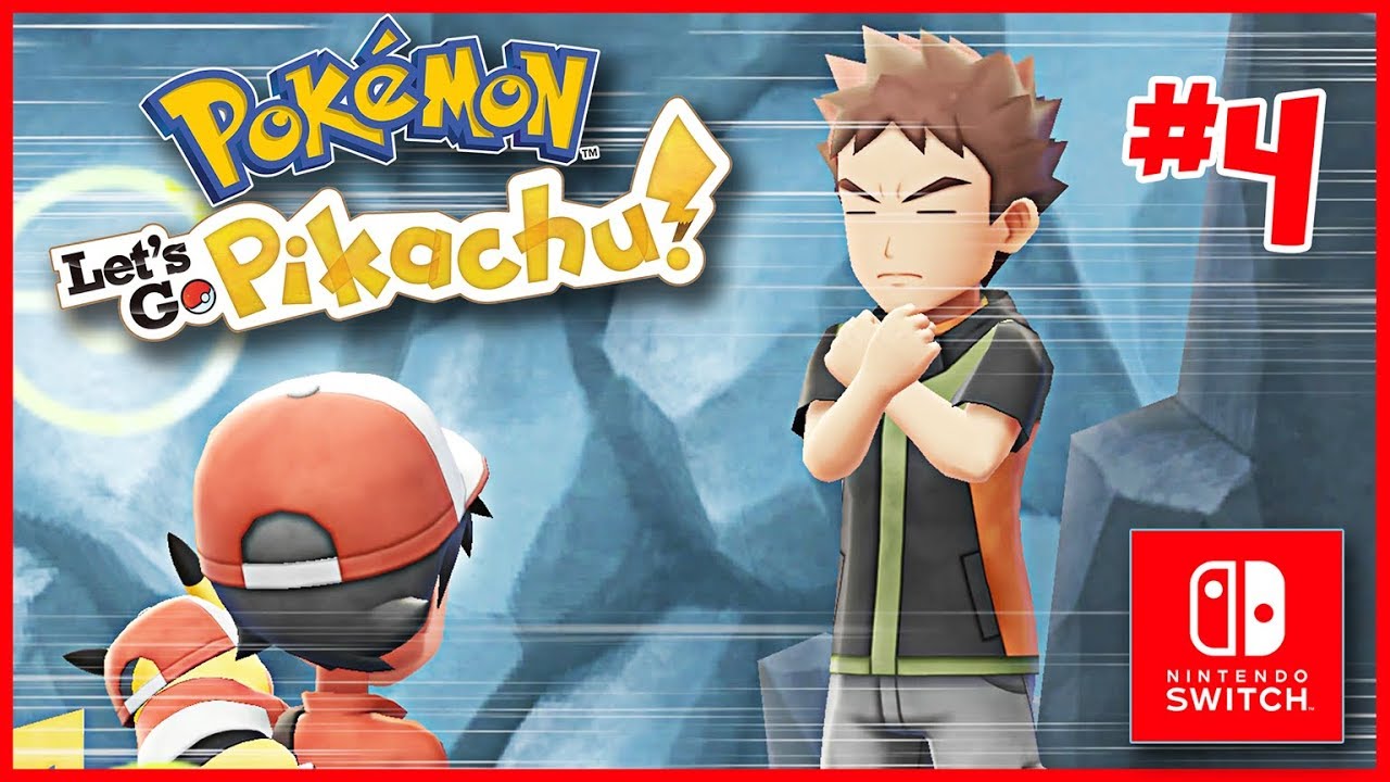 RICKACHU vs BROCK (BADGE 1!) | #4 Pokemon Let's Go Pikachu | Rickachu ...