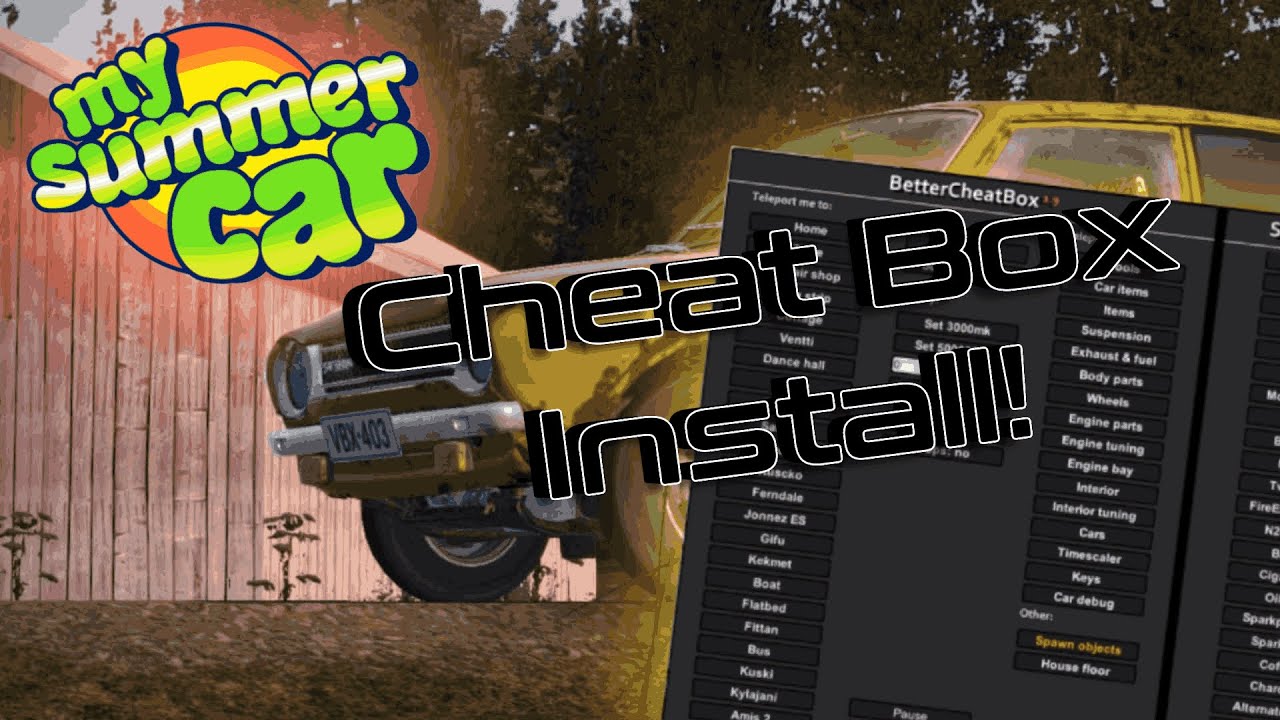 Cheat Box Install | My Summer Car | - YouTube