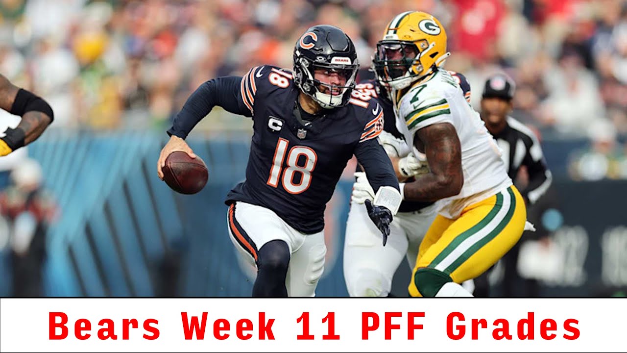 Bears Week 11 PFF Grades, Stats, and Draft Picks after Green Bay Loss ...