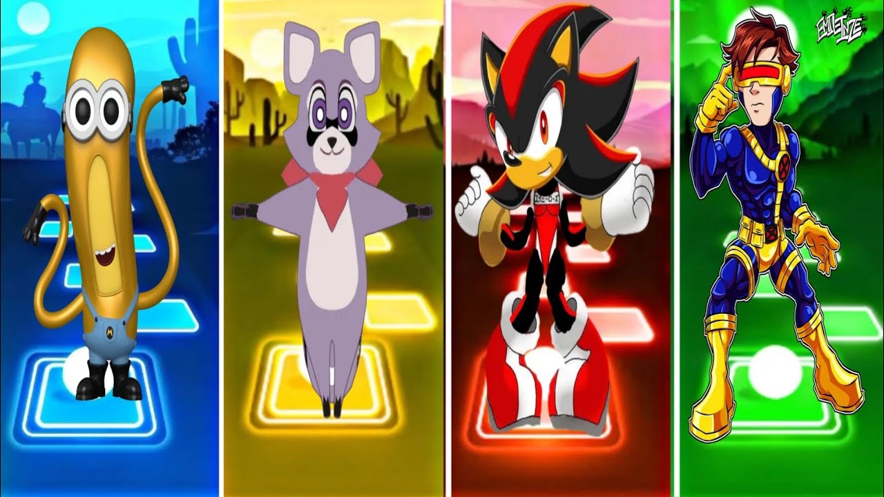 Mega Minions🆚Rambley CG5🆚Shadow the Hedgehog🆚X-Men 97🌟Who is best ...