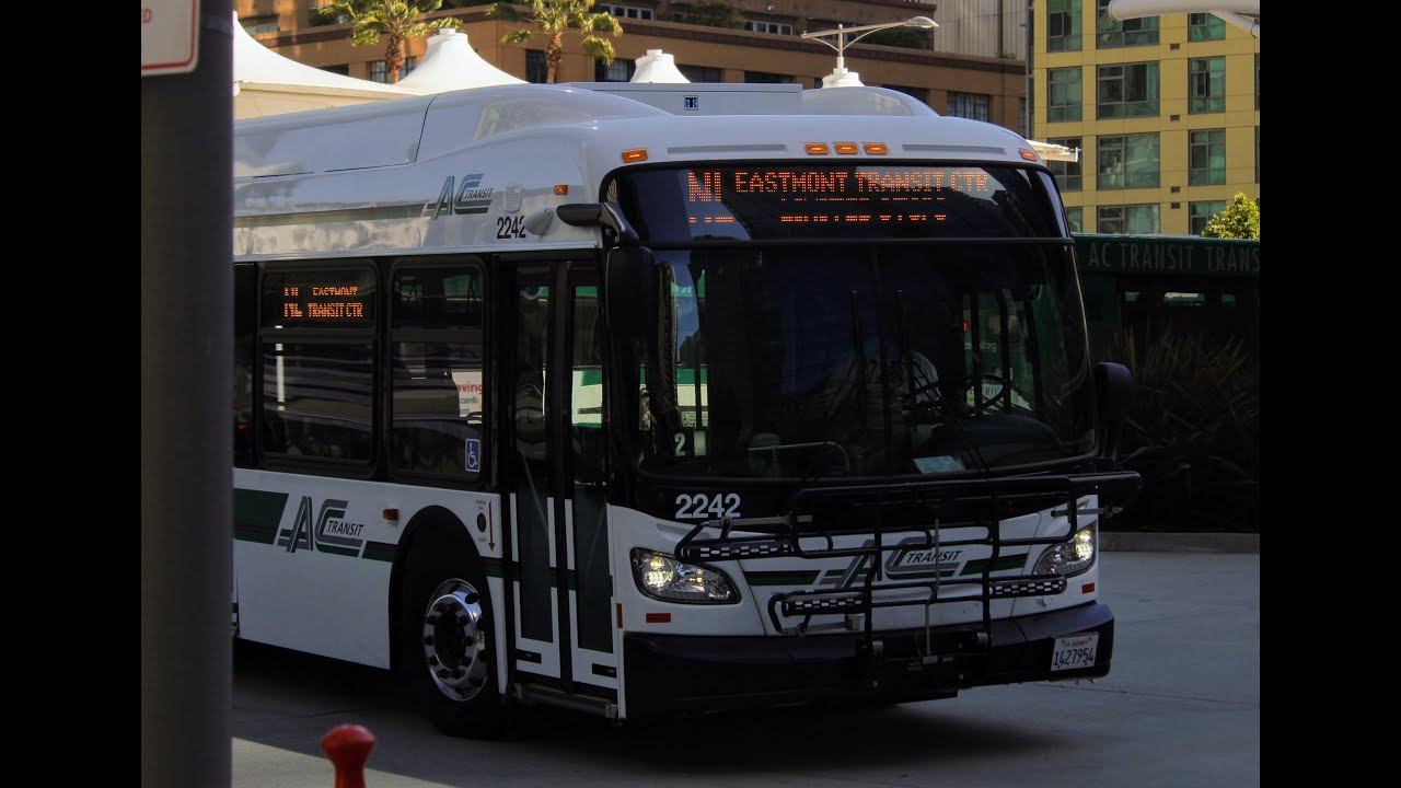 Onboard: AC Transit 2017 New Flyer XD60 # 2245 - YouTube