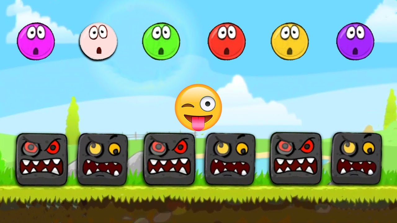 Red Ball 4 - "SUPERSPEED BATTLE" in Volume 1 with 8 Color Balls - YouTube