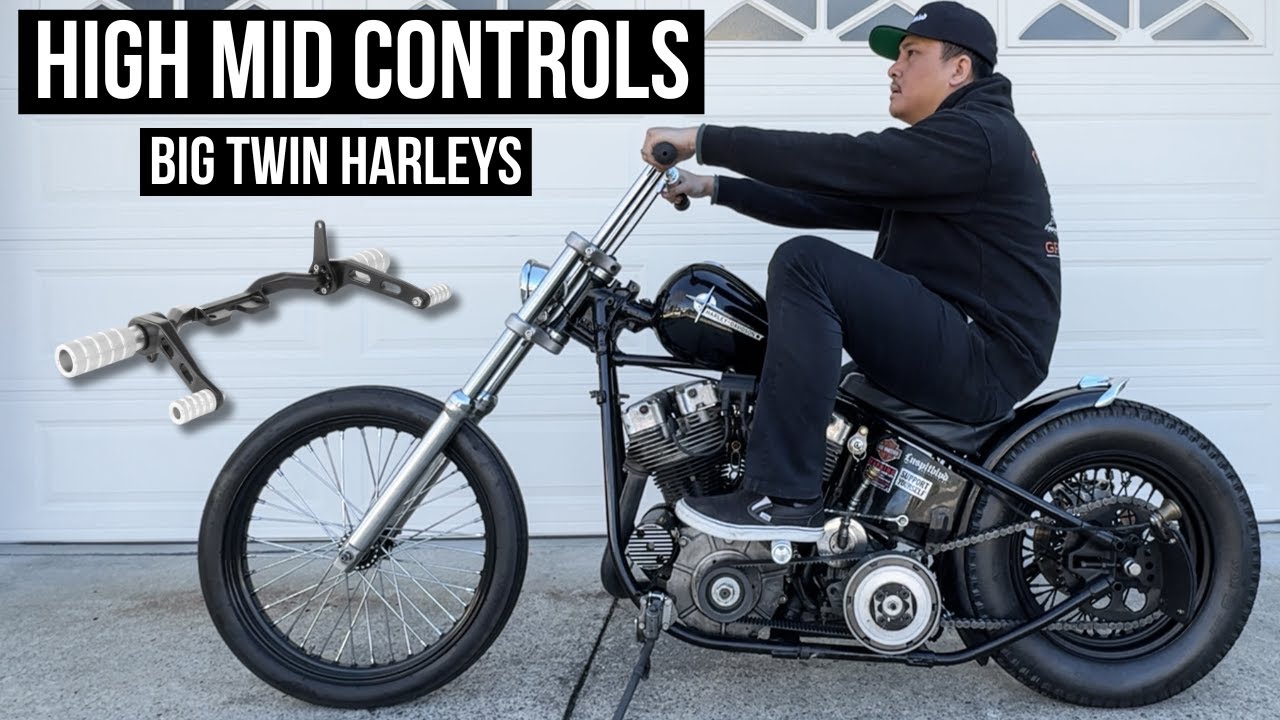 High Mid Controls for Big Twin Harleys by LNSPLTBLVD - YouTube