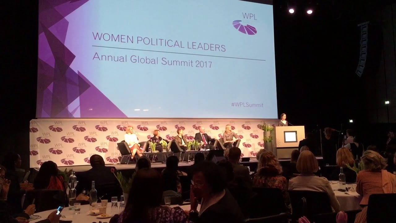 Iceland New Prime Minister Katrin Jakobsdottir addresses the Women ...